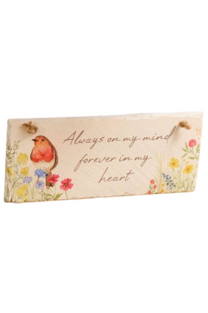 Always On My Mind Robin Slate Hanger – The Stock Shop