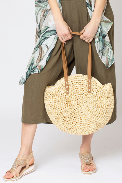 Circle Straw Bag – The Stock Shop