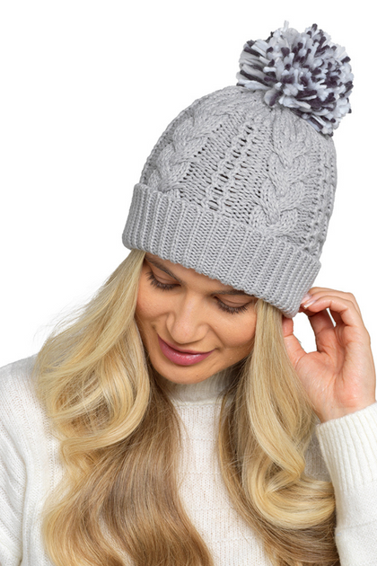 Detachable Bobble Knitted Hat – The Stock Shop