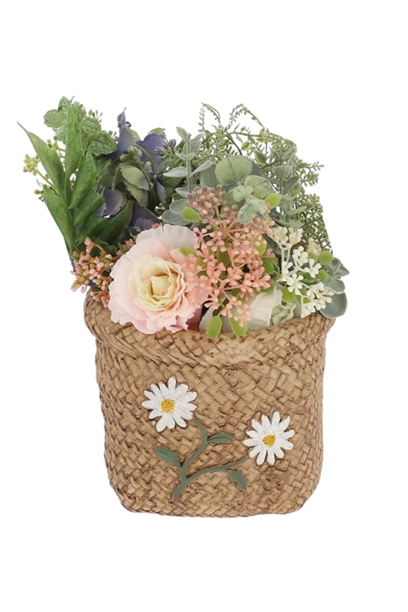 Small Stone Weave Daisy Planter – The Stock Shop