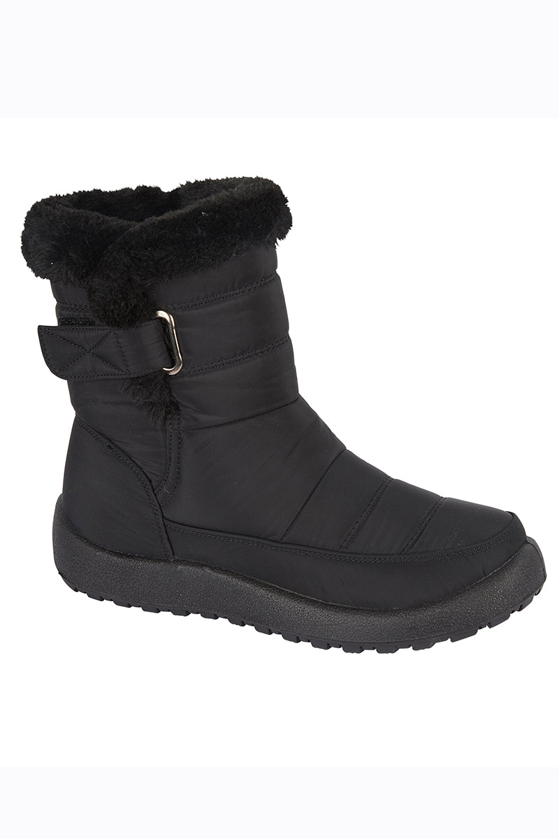 Tab Detail Padded Boots – The Stock Shop