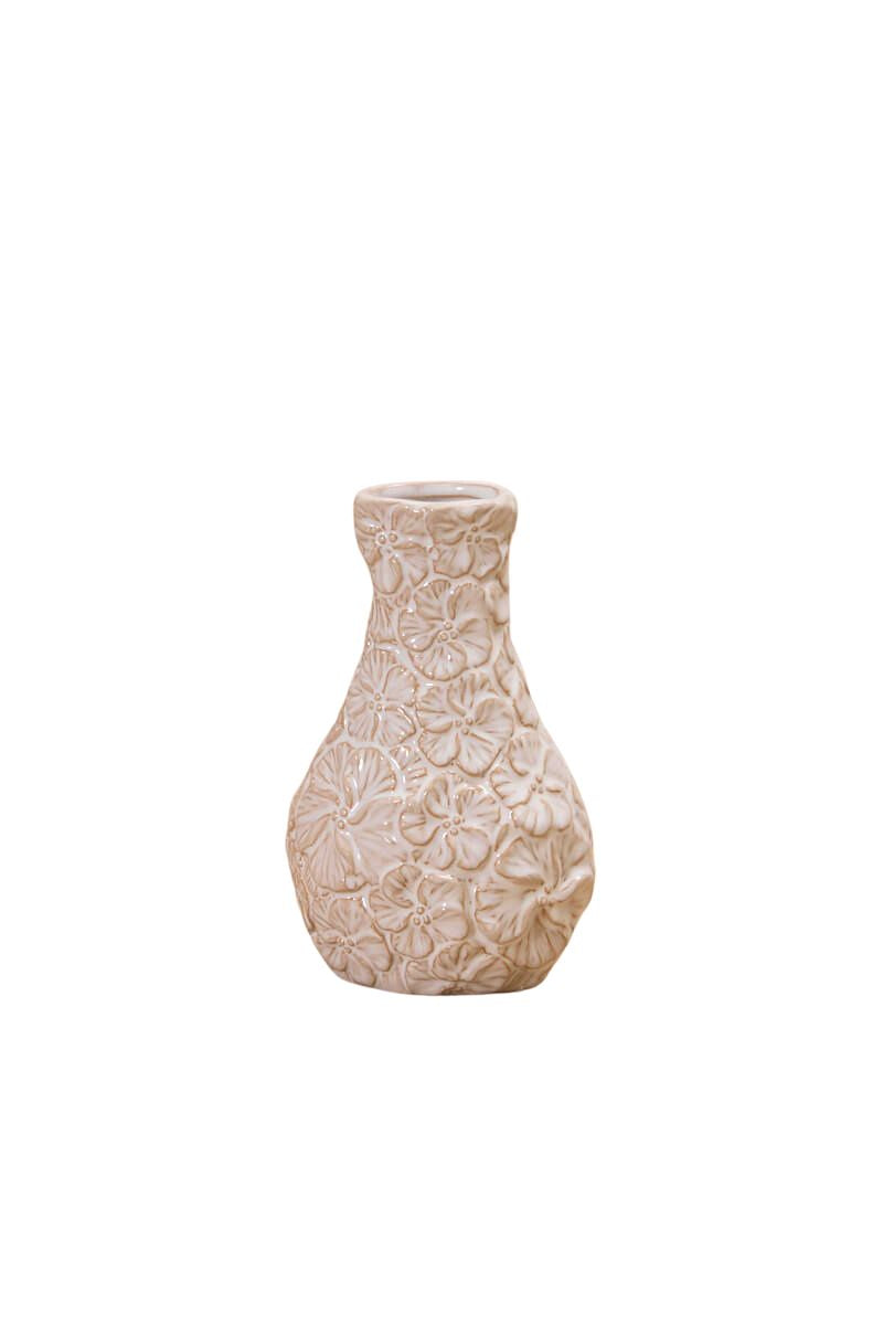 Small Embossed Flower Vase – The Stock Shop